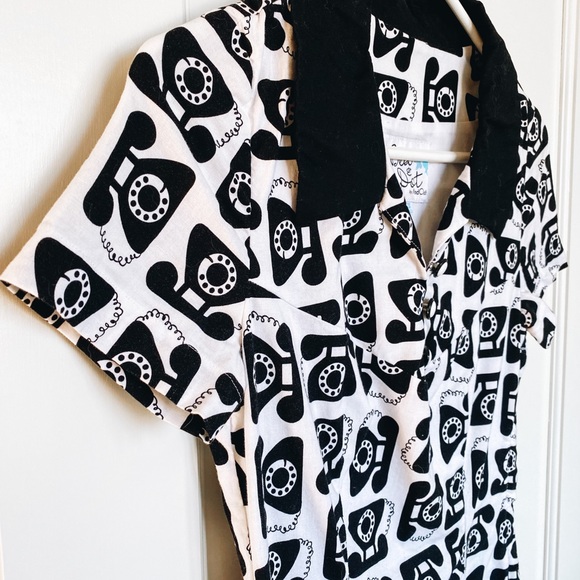 Modcloth | Dresses | Bea Dot By Modcloth Retro Telephone Dress | Poshmark